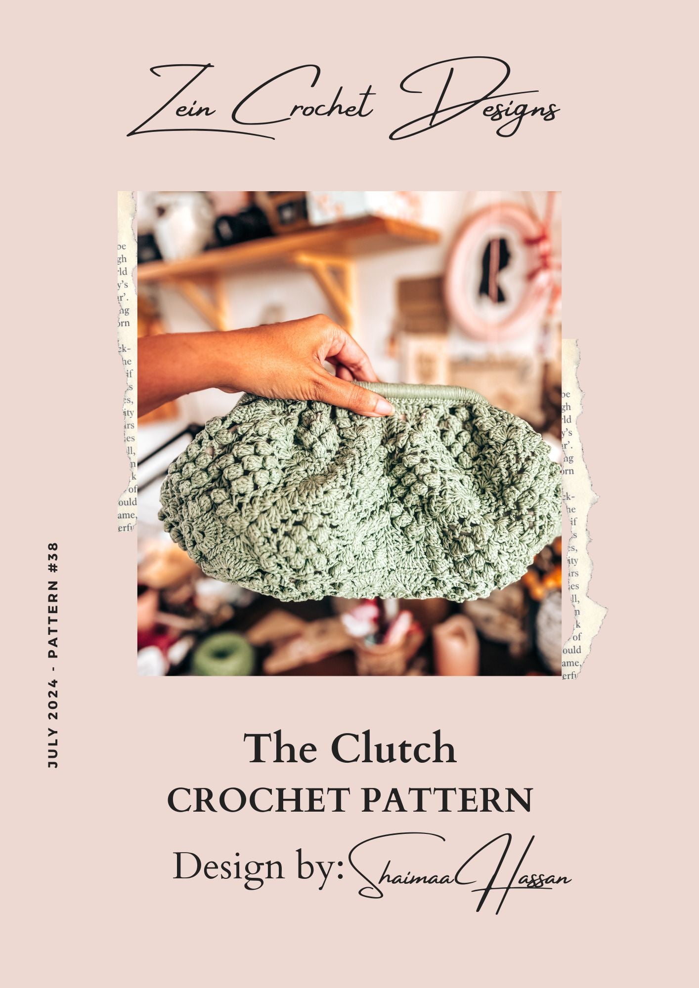 The Clutch Crochet pattern + Video tutorial – Zein Crochet Designs